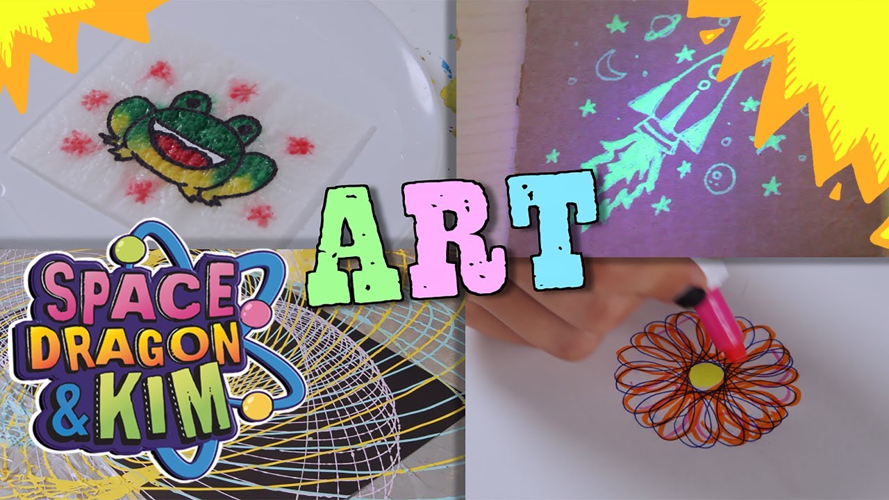 Make Art, Using Science! | Space Dragon & Kim
