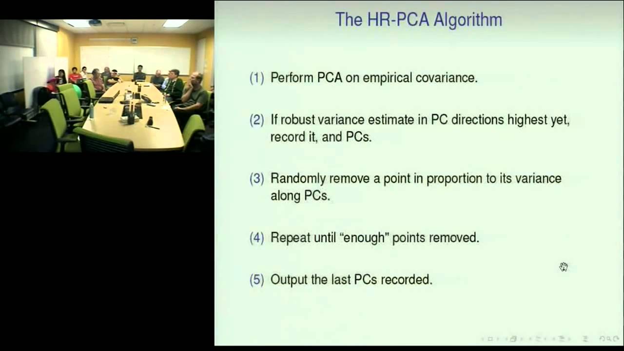 Robust High Dimensional Principal Components Analysis