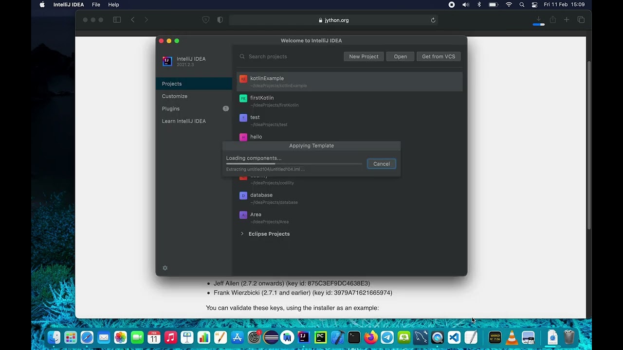 Run Python in Java using Jython