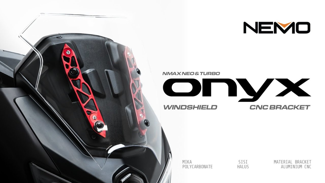 Tampilan Baru NMAX Kamu Dimulai dari Windshield Onyx Nemo!