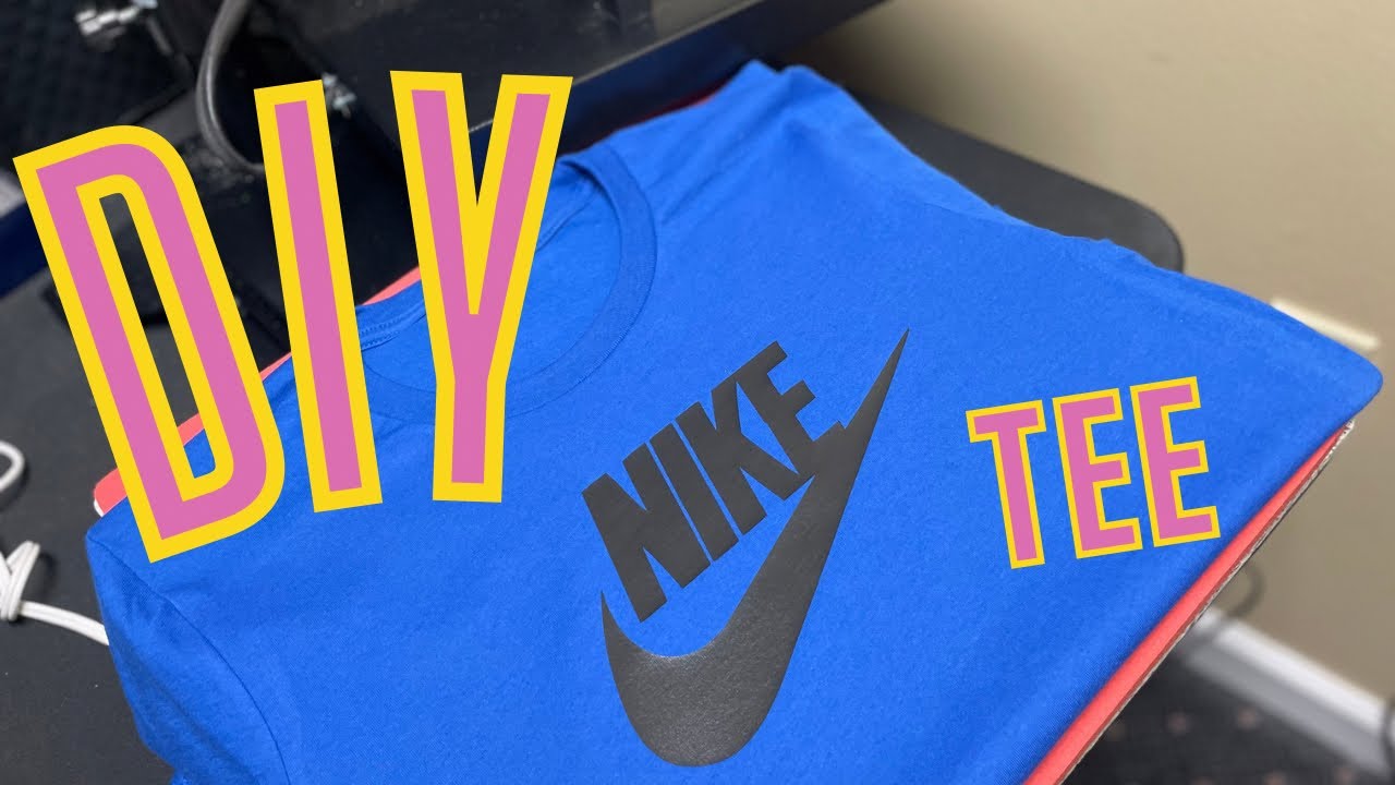 DIY | How to Make a Nike Shirt Using a Cricut | Heat Press #diy #nike #cricut