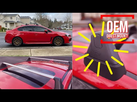 How To Install OEM Subaru Cross Bars | 2018+ Subaru WRX/STi