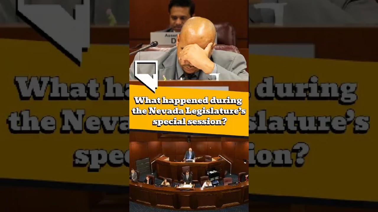 What happened during the Nevada Legislature’s special session?