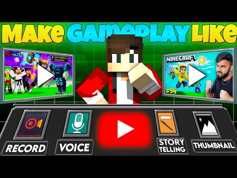 How To Make a Stunning Gameplay Video???? || How To Make Gameplay Video In Mobile????