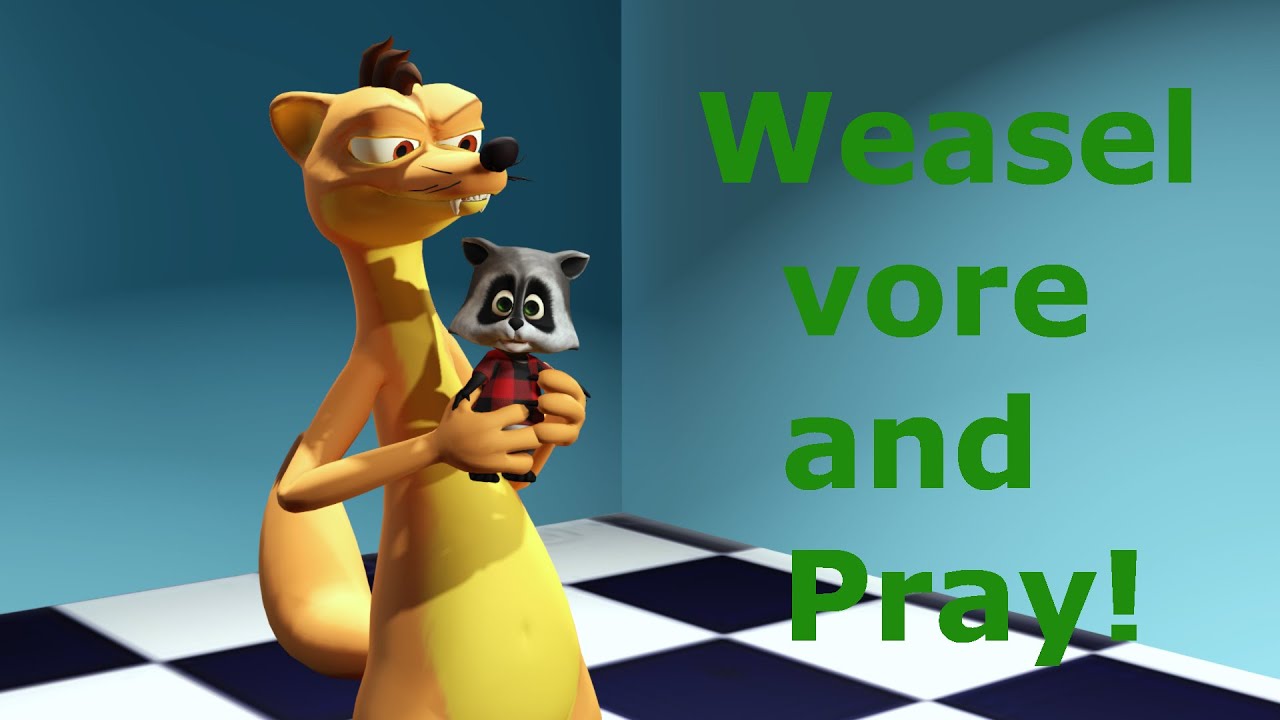 Weasel vore and prey!