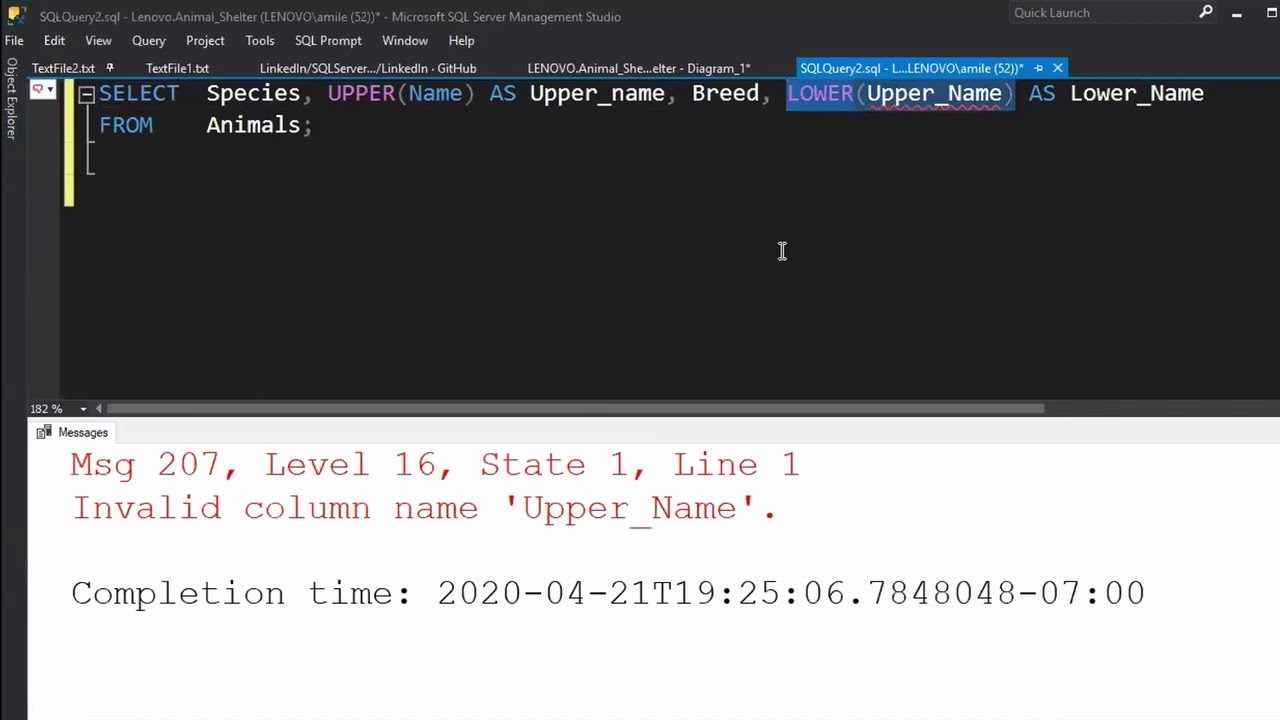 SQL Query Logical Processing - Part 1