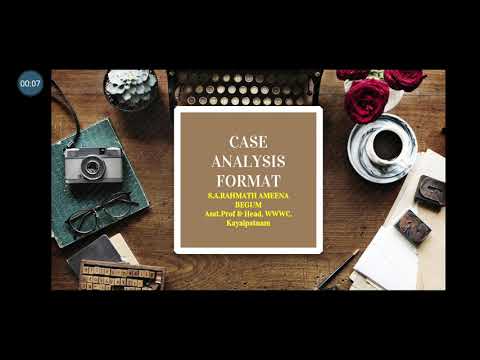 CASE ANALYSIS FORMAT (Tamil)
