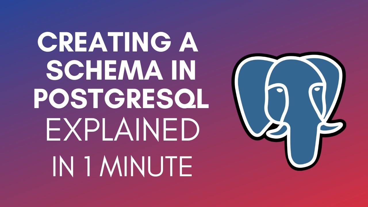 How To Create A Schema In PostgreSQL (2025)