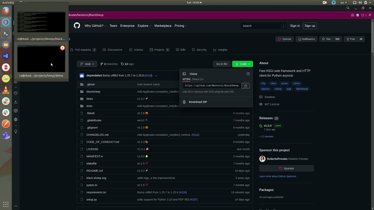 How to build BlackSheep