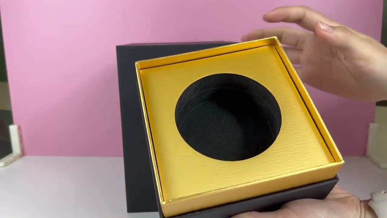 Design Custom Wholesale Paper Cardboard Box For Honey Bottle Jar Packaging top base container box