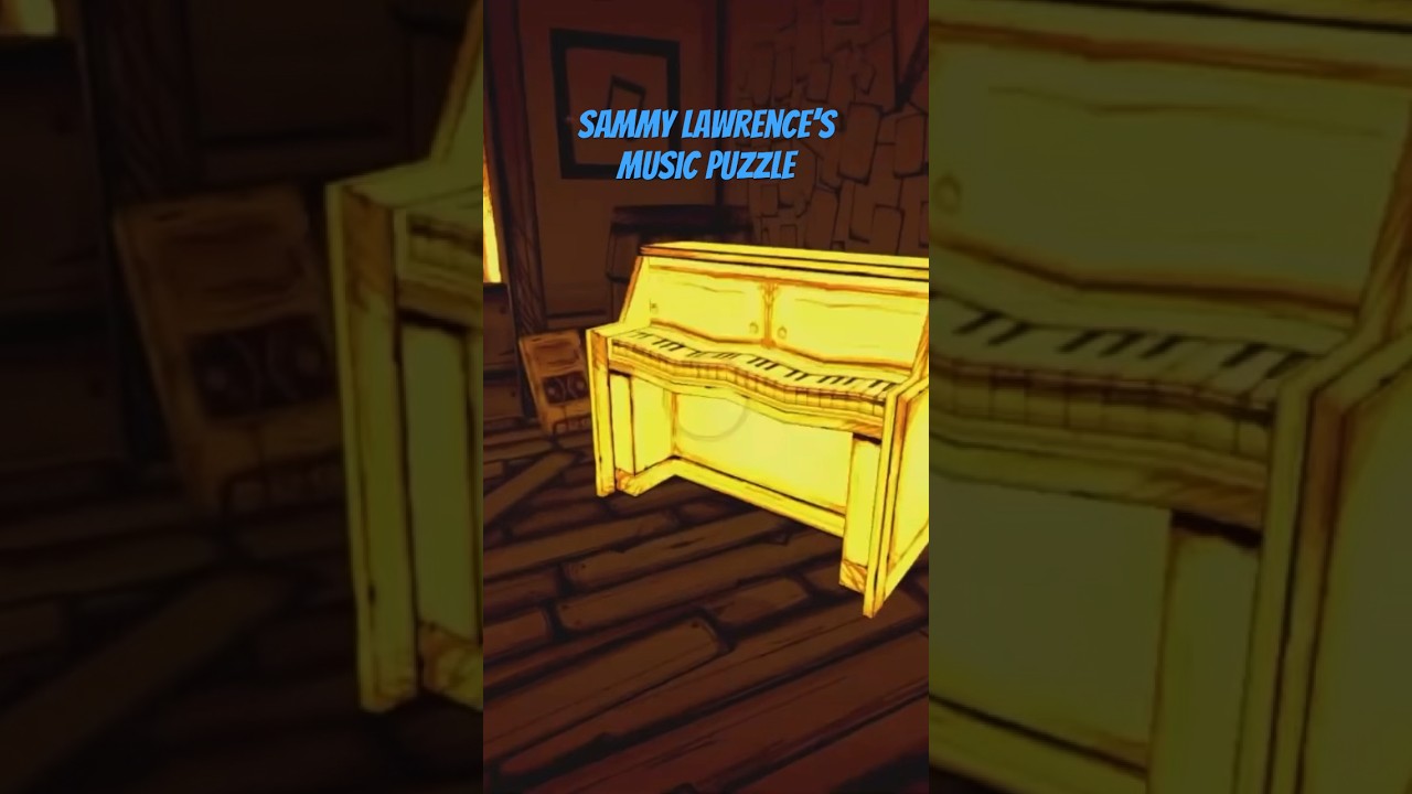The Music Puzzle in Chapter 2 of Bendy and the ink machine #shorts