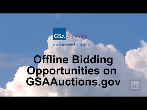 GSA Auctions: Offline Bidding Opportunities