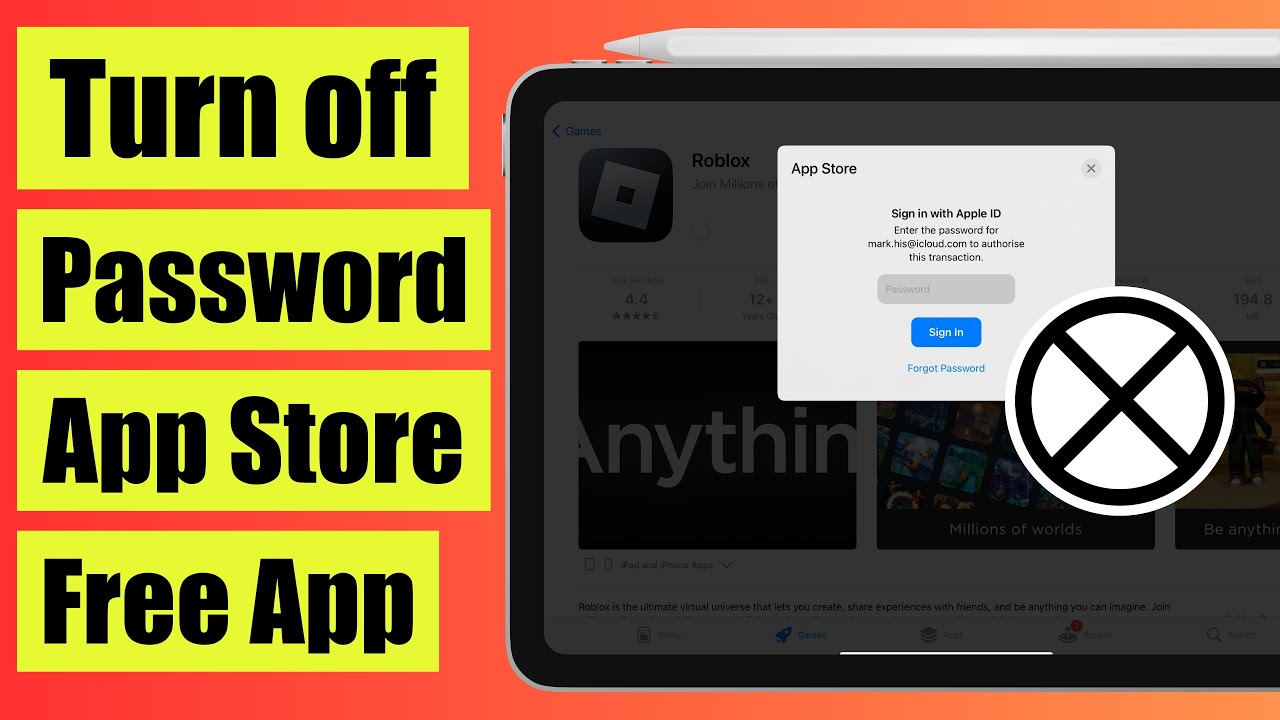 How to Stop Asking for Password On App Store on iPad (Downloading Apps) iPadOS 18