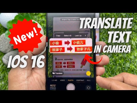 How to Translate Text in the Camera App on iPhone (iOS16)