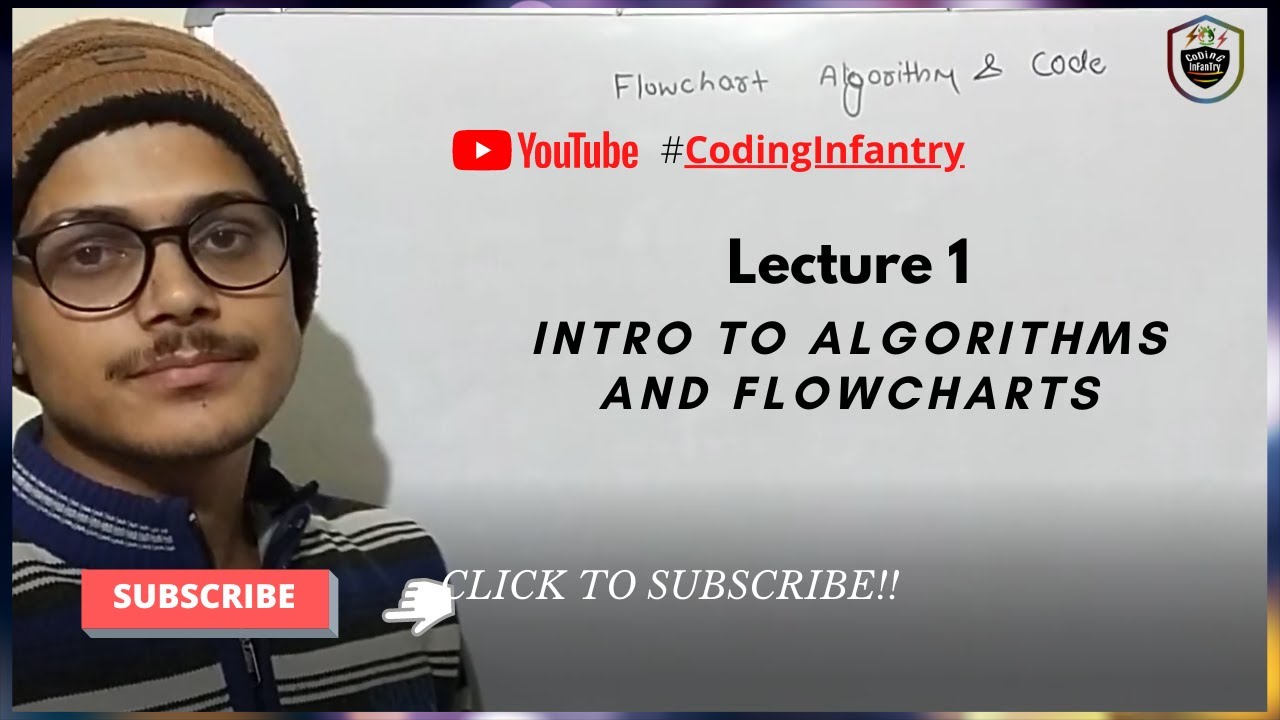 Introduction to Algorithms and Flowchart| C language| Lecture 1|CodingInfantry|