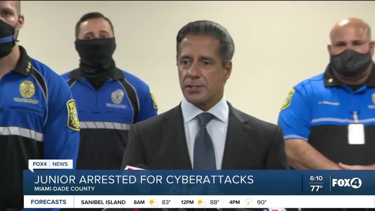Student arrested for cyber attacks against  Miami-Dade County Schoos
