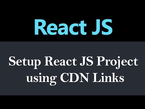 Learn How to Setup ReactJS Project using CDN Links Hindi - Mind Luster