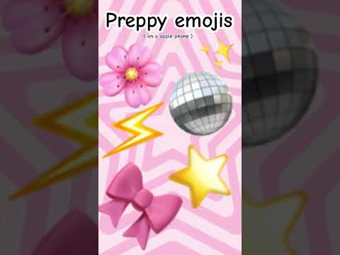 PREPPY EMOJIS #preppyyyy #aesthetic #preppy #preppyslayyyyyy ✨🌸🎀⭐️⚡️🪩