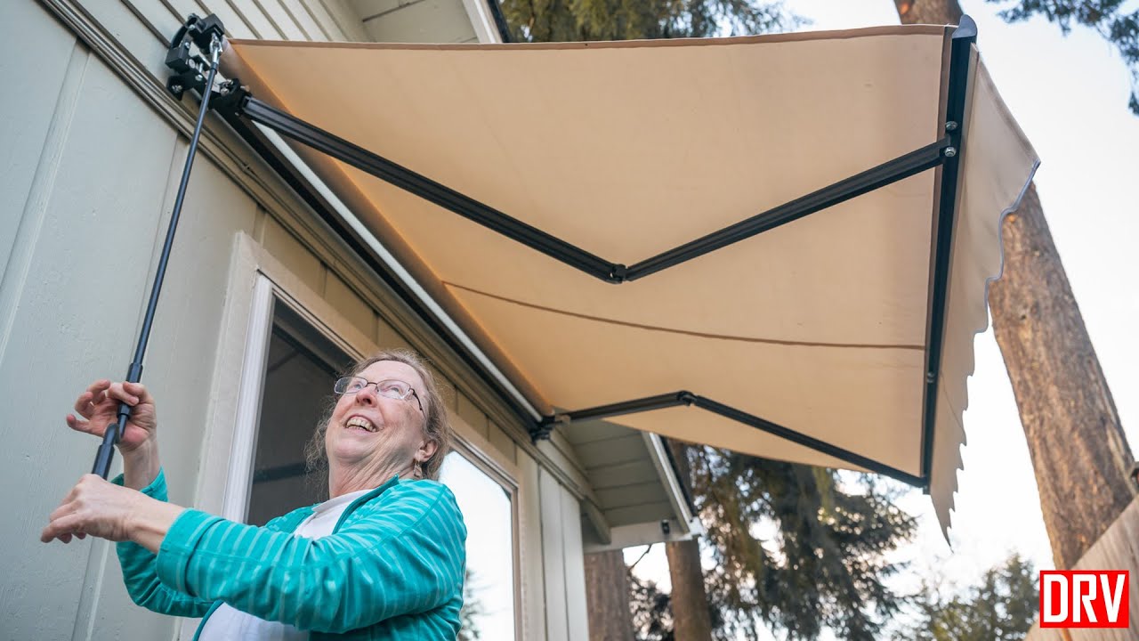 Keeping Cool with the Outsunny 8' Retractable Awning | How to Install