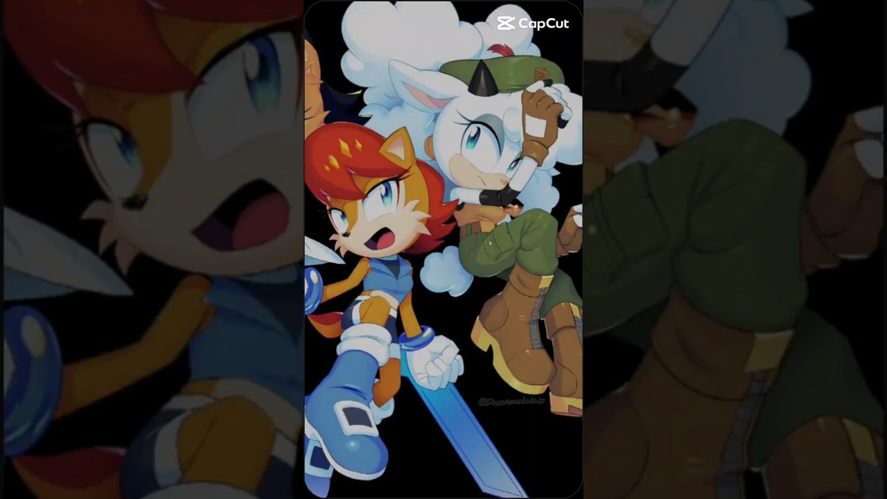 Lanolin The Sheep Is Like Sally Acorn 😨   Edit #sonic #sallyacorn #lanolinthesheep