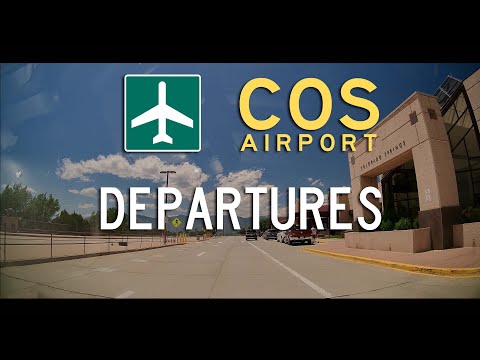 COS Airport - Colorado Springs, CO - Departures #driving #dashcam