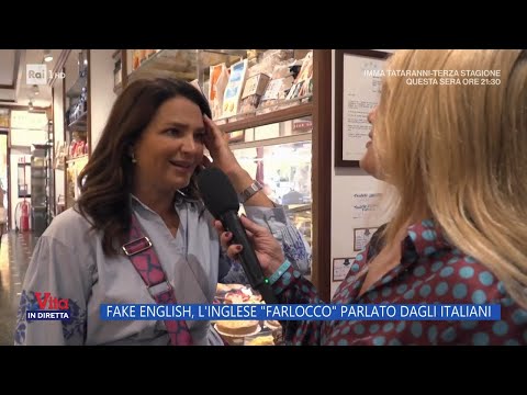 Fake English, l'inglese "farlocco" parlato dagli italiani - La Vita in diretta - 09/10/2023