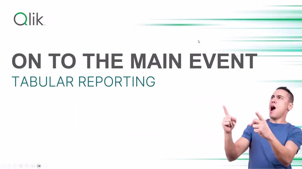Tabular Reporting - Do More with Qlik Webinar Replay