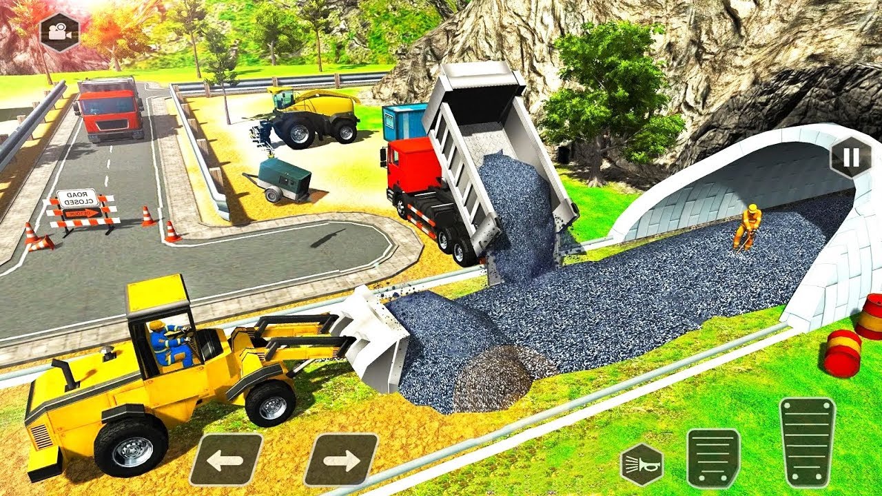Railroad Tunnel Construction Simulator - Railway Builder Game - Android Gameplay