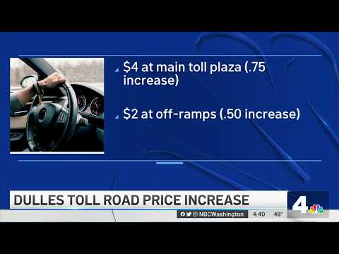 Dulles Toll Road Prices to Increase | NBC4 Washington