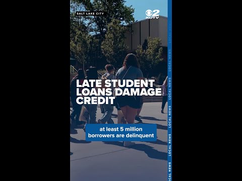 Credit scores damaged for millions of Americans late on student loan payments