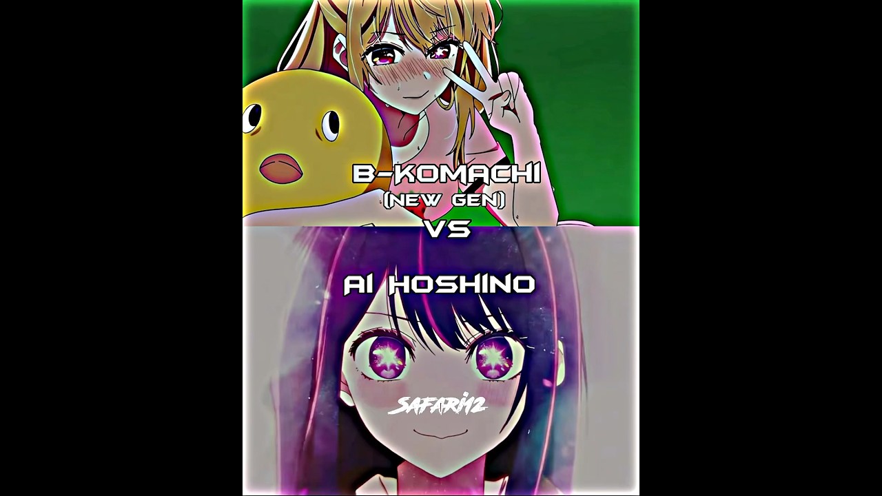 B-Komachi vs Ai Hoshino | Oshi no ko #anime #animeedit #shorts #viral