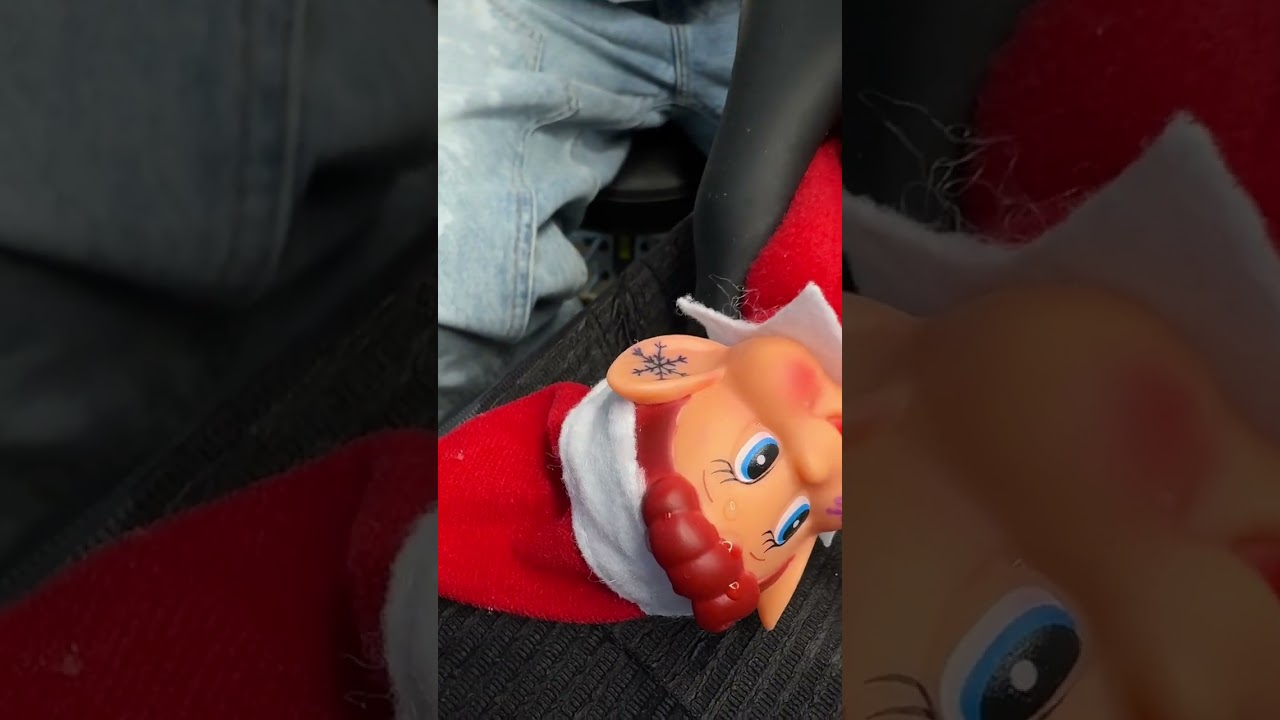 A tattooed Elf on the Shelf?!! 👀