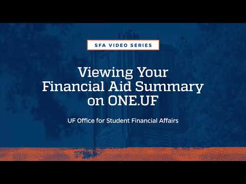 Financial Aid Award Summary