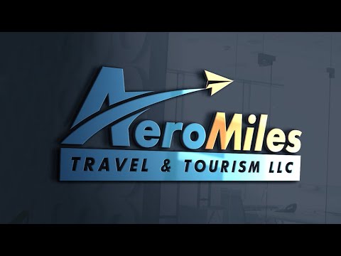 tourism logo design||tourism company logo design||AeroMiles logo travel agency||Rasheed RGD