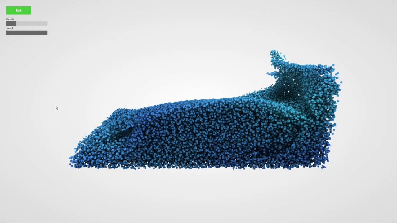 Fluid Particles: Real-time particle-based 3D fluid simulation