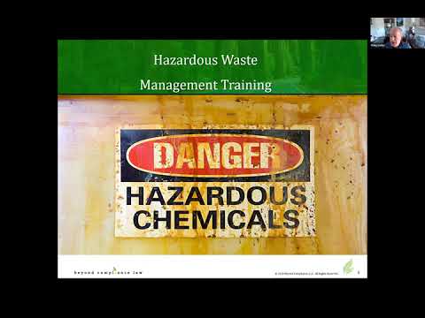 Introduction to Environmental Law Series 2022 - Hazardous Waste 101
