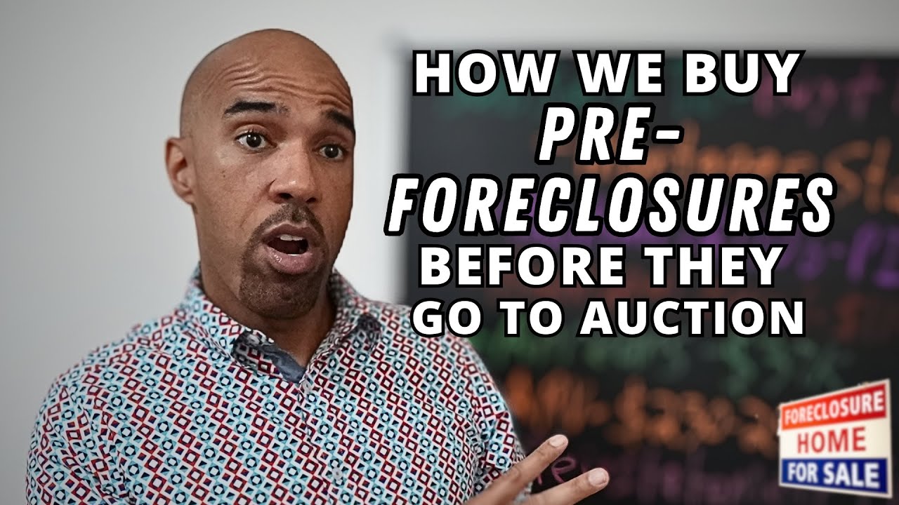 HOW to buy pre-foreclosures Subject To before auction