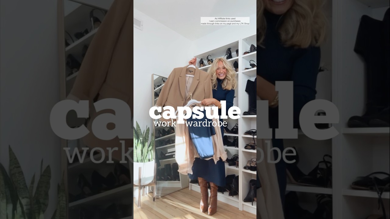 ad  Winter Capsule Work Wardrobe 💼💻☕️