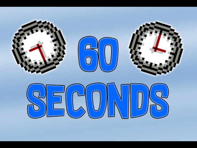 60 Seconds - parkour map Minecraft Map
