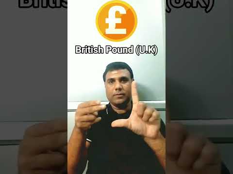 British Pound (U.K) 💷 #currency #learning #words #indiansignlanguage #deaf