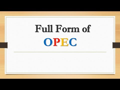 Full Form of OPEC || Did You Know?