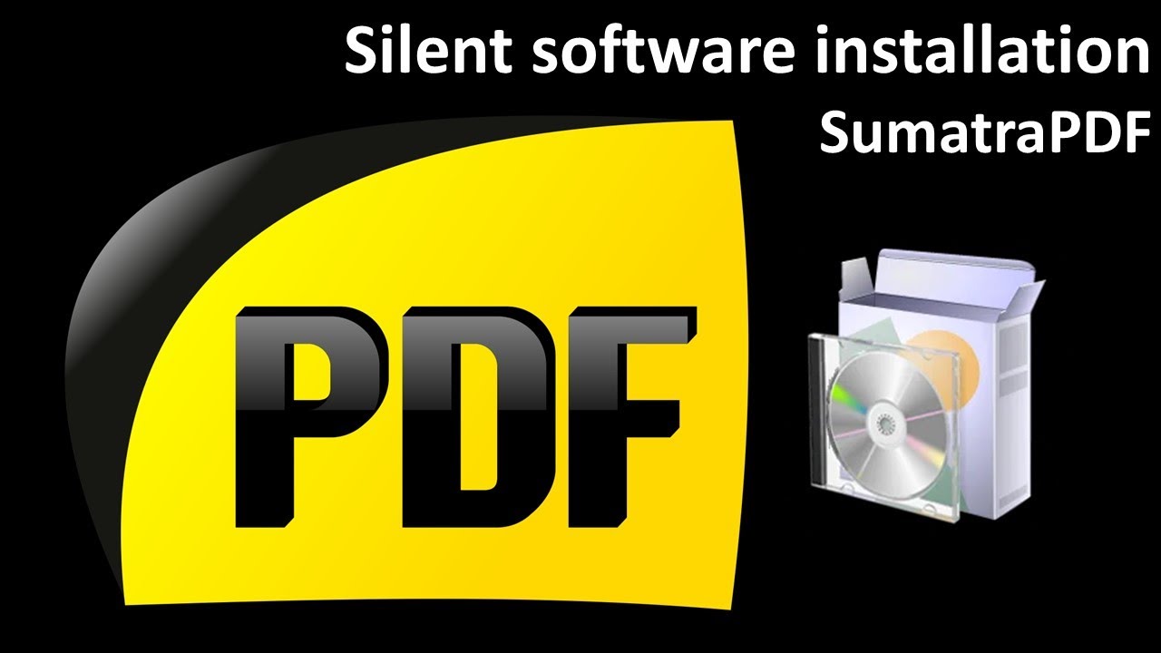 Silent software installation: SumatraPDF