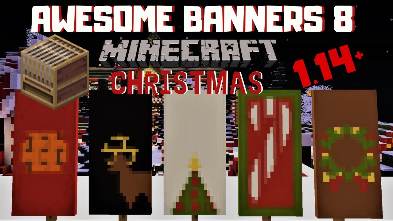 ✔ 5 AWESOME MINECRAFT BANNER DESIGNS WITH TUTORIAL! #8 [LOOM]