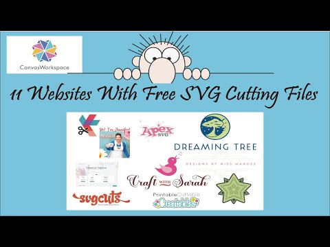 ScanNCut & Canvas Workspace; 11 Websites With Free SVG Cutting Files