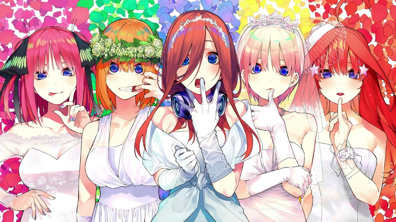 quintuplets wallpaper - high quality download link in description