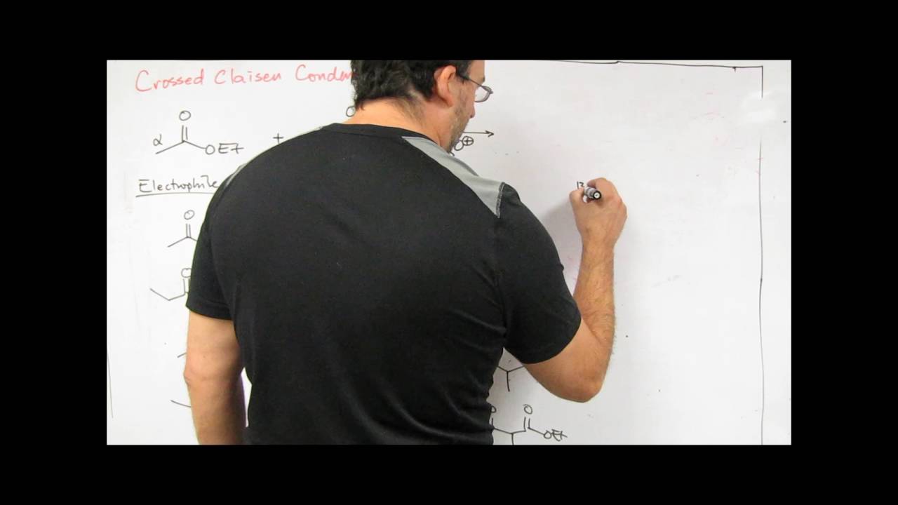 Crossed Claisen Condensation of Two Different Esters in Organic Chemistry
