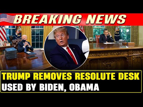 Trump Removes Historic Resolute Desk Used by Biden and Obama from Oval Office