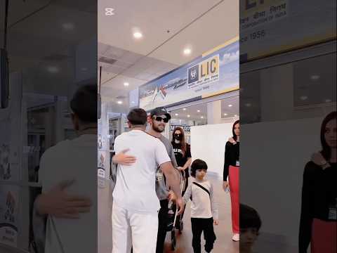Atif Aslam with his beautiful wife sara bharwana arrived at aripot Mauritius #atifaslam #saraatif
