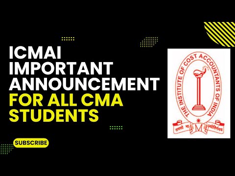 icmai important announcement for all cma students for december 2024 exam