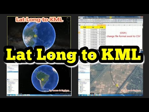 Lat Long to KML//Google Earth Pro